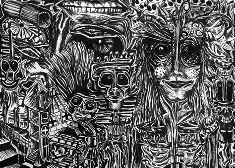 Image Result For Black And White Art Trippy Pictures Trippy Drawings Black And White Drawing