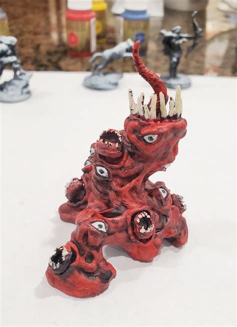 3d Print Of Gibbering Mouther By Slapapow