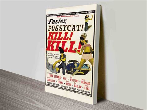 Faster Pussycat Movie Poster Canvas Print