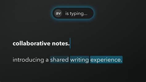 building collaborative notes