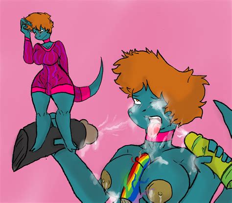 Rule 34 Absurd Res Amphibian Anthro Bodily Fluids Breast Play Breasts Clothing Cum Cum On Face