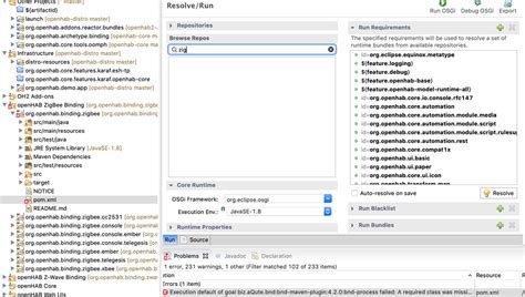 Problems With Latest Ide Install Ide And Build Openhab Community