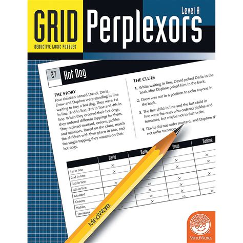 Grid Perplexors Level A Brain Teaser Puzzles Puzzle Books Logic Puzzles