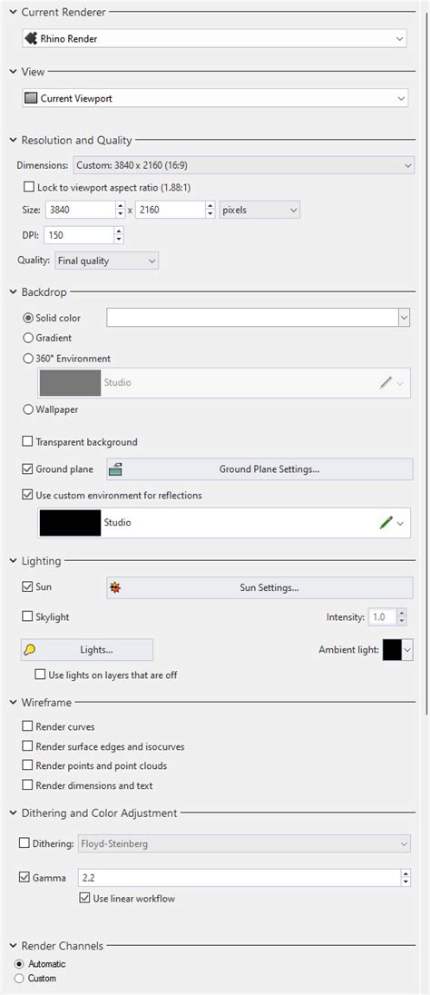 Rhino Only Rendering 1 Sample Rhino For Windows Mcneel Forum