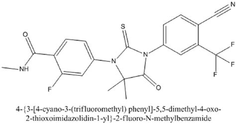 Structure Of Enz Enzalutamide Download Scientific Diagram