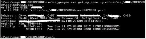 Solved Validity Of Certificate With Pse Type Sap Community
