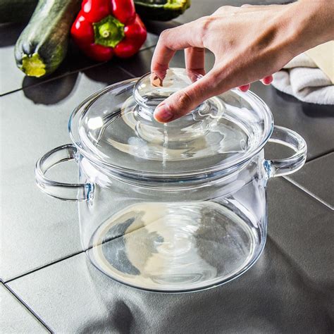 Огнеупорна стъклена тенджера 2 л боросиликатно стъкло Simax цена от 39 00 лв в Levon