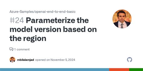Parameterize The Model Version Based On The Region Issue 24 Azure