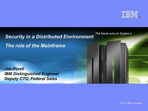 System Z Mainframe Security For An Enterprise Ppt