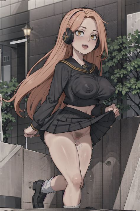 Rule 34 Ai Generated Artist Request Dildo Hard Nipples Headphones Large Breasts Lifting Skirt