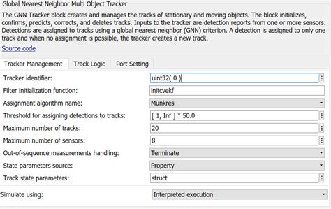 Track Simulated Vehicles Using Gnn And Jpda Trackers In Simulink