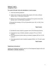 Module 7 Unit 1 Assignment C Doc MODULE 7 UNIT 1 Assignment Part C To