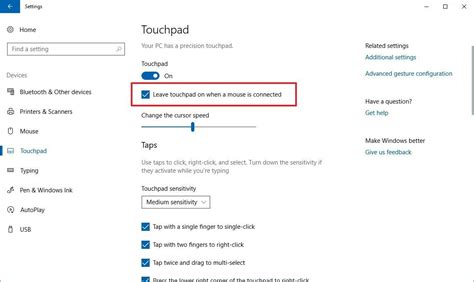 How To Disable Touchpad When Mouse Is Connected On Windows Windows Central
