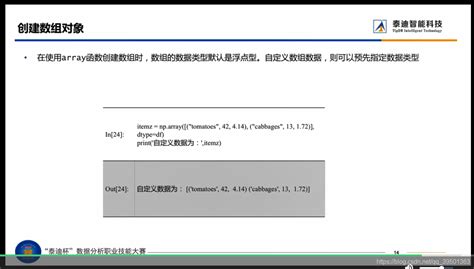 泰迪云课堂《数据分析基础》ppt（上） 泰迪数据分析课程 百度云 csdn博客