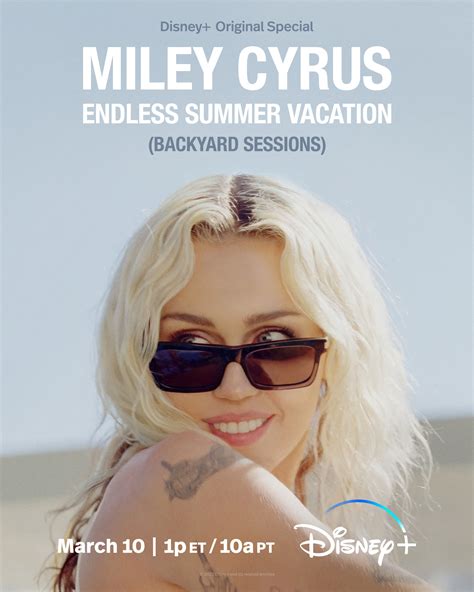 Miley Cyrus Endless Summer Vacation Backyard Sessions Mega Sized