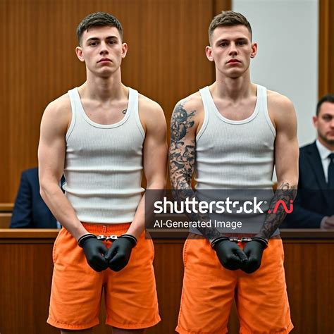 Two 18 Year Old Male Inmates — изображение созданное ИИ 2509484293 Shutterstock