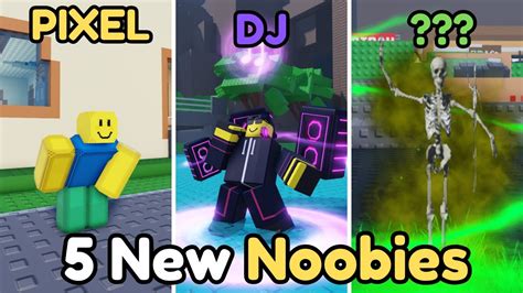 Cara Mendapatkan 5 Noobies Baru Update 3 Find The Noobies Youtube