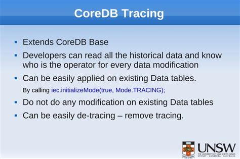 Core Db Framework PPT