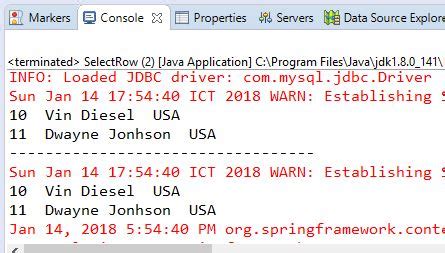 Spring Jdbc T I Sao C N Spring Jdbc Code V D V I Jdbctemplate