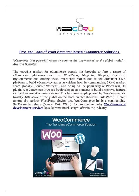Ppt Pros And Cons Of Woocommerce Based Ecommerce Solutions Powerpoint Presentation Id8079377