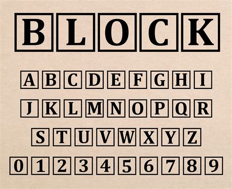 Block Font Box Font Square Font Block Letter Font Game Font Pixel Font