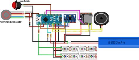 diy arduino neopixel lightsaber with light and sound effects 7 steps