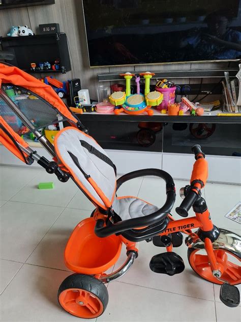 Little Tiger 3-in-1 baby tricycle, Babies & Kids, Going Out, Other ...