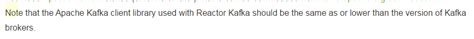 Compatibility Between Reactor Kafka With Kafka Clients · Issue 9 · Reactorreactor Kafka · Github