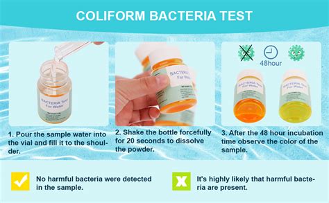 2 Pcs Coliform Bacteria Test Kit And 100 Water Test Strips Luvcosy Water Testing Kit