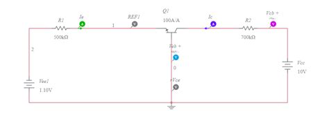 Copy Of Common Base Configuration Input Characteristics Multisim Live