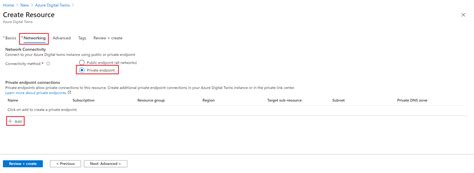 Enable Private Access To Azure Digital Twins Azure Digital Twins