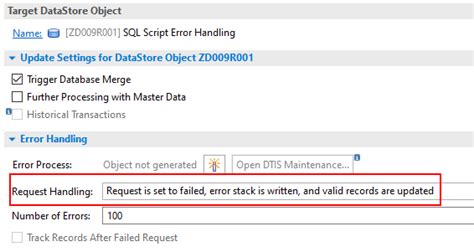How To Fill The Dtp Error Stack With Sqlscript In Sap Bw