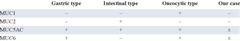 The Immunostaining Pattern Of Ipmn Subtypes And Our Case Download