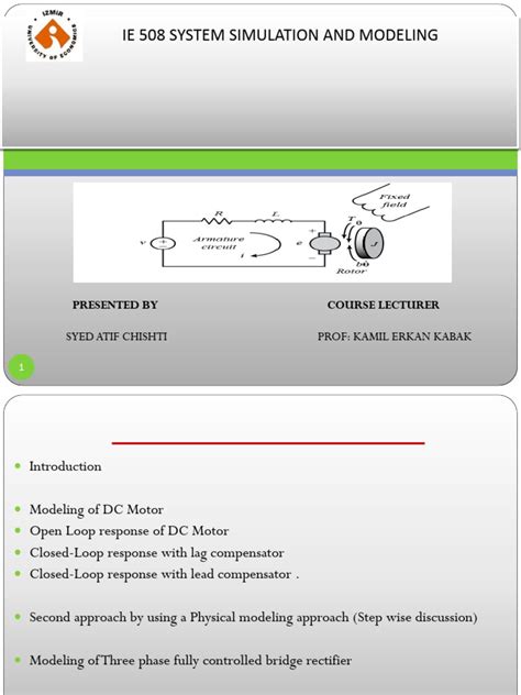 Dc Motor Modeling Controlling And Simulation Pdf Electric Motor Physical Quantities
