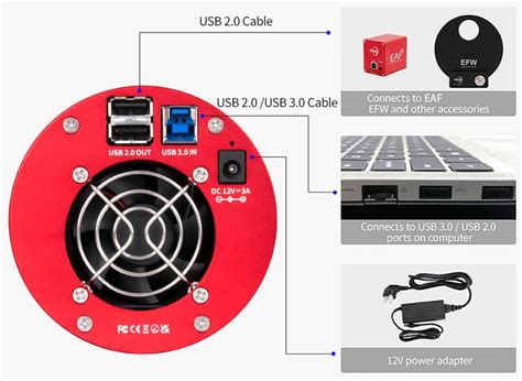 Zwo Asi2600mm Duo Mono Deep Sky Imaging Camera With Built In Guide Guide Sensor Rother Valley