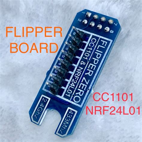 External Flipper Zero Antenna Pcb Board Extender Long Range Module Support Modules Cc1101 Or