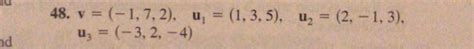 Solved Writing A Linear Combination In Exercises Chegg