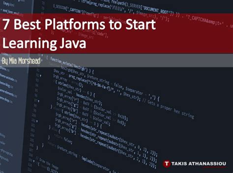 7 Best Platforms To Start Learning Java