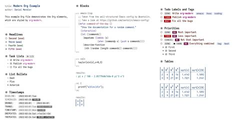 Org Mode How To Display A Pie Chart To Indicate Checkbox Statistics Hierarchy Emacs Stack