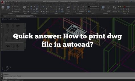 Quick Answer How To Print Dwg File In Autocad