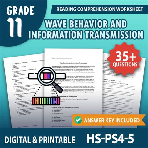 Grade 11 Physics Wave Behavior And Information Transmission Hs Ps4 5