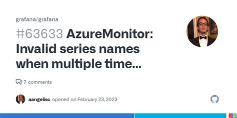 azuremonitor invalid series names when multiple time series are returned from a metrics query