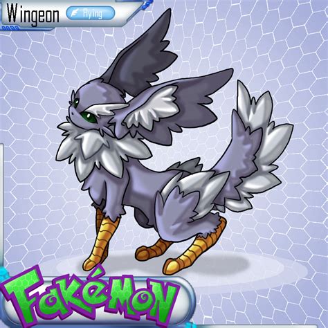 Fakemon Flying Eevee Wingeon By I11end On Deviantart