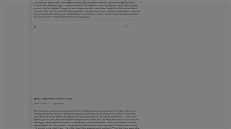 Electro Agricultures Promise And Pitfalls 4x More Efficient Than Traditional Farming But