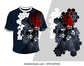 Vector Tshirt Design Abstract Technology Concept Stock Vector Royalty Free