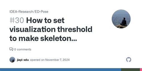 How To Set Visualization Threshold To Make Skeleton Prediction Precise