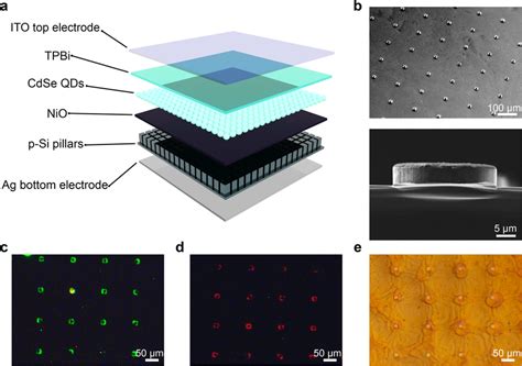 Structure Of The Device And Morphology Of The Pixel Array A Schematic