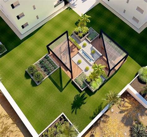 Jardín Triangular Space Style Interiorismo Y Paisajismo