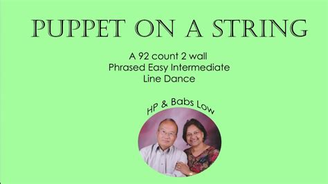 Puppet On A String Line Dance YouTube Music