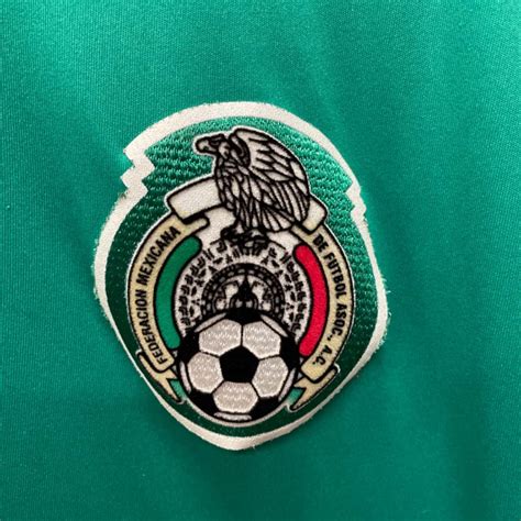 Adidas Mens Mexican Football Federation Size 16 Green S Used Good